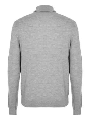 Hugo Boss Hugo Boss Bernardo Luxurious Cashmere Jumper Gray