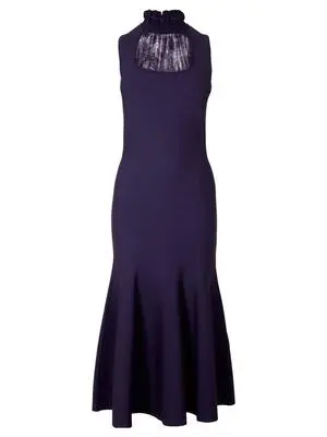 ALEXANDER MCQUEEN Alexander McQueen Lace Midi A-Line Dress