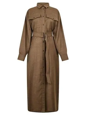 MAX MARA Weekend Max Mara Stemma Maxi Shirt Dress
