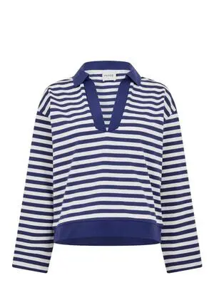 POSSE Posse Striped Polo Collar T-Shirt