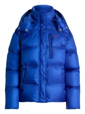 Polo Ralph Lauren Carly Puffer Jacket With Detachable Hood - Blue