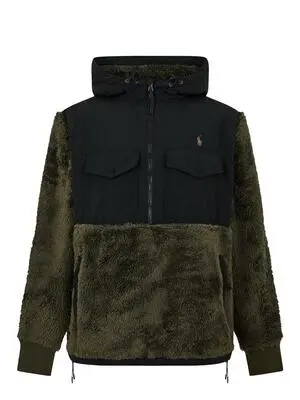 Polo Ralph Lauren Full-zip Fleece With Hood - Black