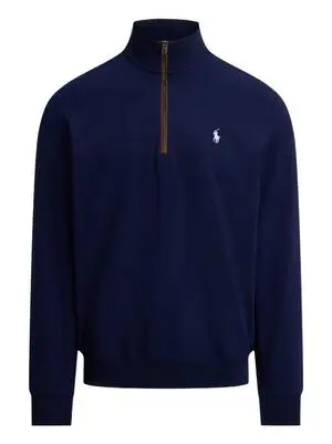 Polo Ralph Lauren Polo Ralph Lauren Terry Half-Zip Pullover Black