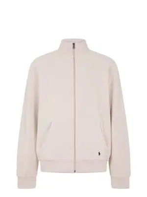 Polo Ralph Lauren Zip-up Fleece Mock Neck Top - No