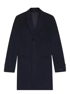 Hugo Boss Tailored Wool Blend Coat - Black