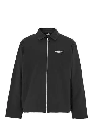 REPRESENT Casual Jacket With Zip-up Closure - Black