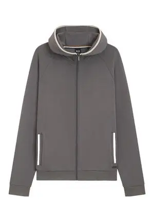 Hugo Boss Sense Hooded Zip-up Jacket - Gray