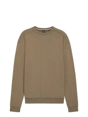 Hugo Boss Solid Color Sweatshirt - Gray