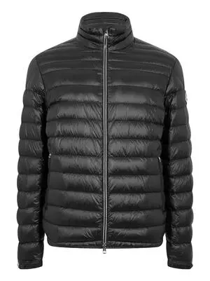 Moncler Long Sleeve Puffer Jacket With Stand Collar - Black
