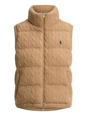 Polo Ralph Lauren Knitted Sleeveless Gilet - Nude