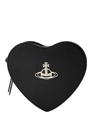 VIVIENNE WESTWOOD Heart Shaped Crossbody Bag - Black