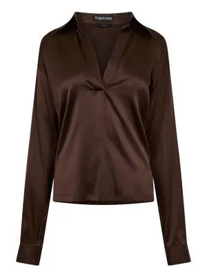 TOM FORD Long Sleeve Shirt - Black