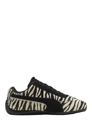 PUMA Puma Speedcat Low-Top Zebra Print Sneakers Black