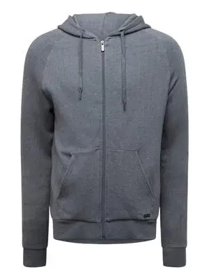 Hugo Boss Heritage Zip-up Hoodie - Gray