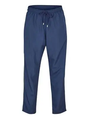 Gucci Elastic Waist Trousers With Side Stripe Detail - Blue