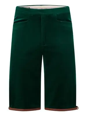 Gucci Gucci Slim-Fit Solid-Color Shorts Black