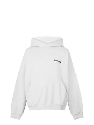 Balenciaga Over The Head Hoodie - White