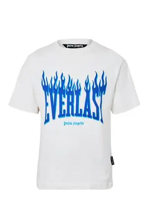 Palm Angels Cotton Short-sleeve T-shirt - White
