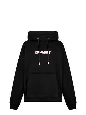 Off-White Hooded Sweatshirt - Black