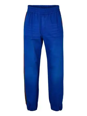 Gucci Logo Casual Trousers - Blue