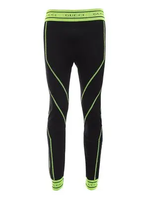 Gucci Patterned Sweatpants - Black