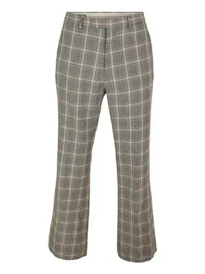Gucci Plaid Casual Pants - Gray