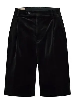 Gucci Solid-color Casual Shorts - Black