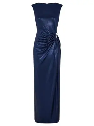 Ralph Lauren Sleeveless Evening Gown With Side Slit - No