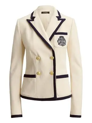 Ralph Lauren Double-breasted Blazer With Notched Lapel - Nude
