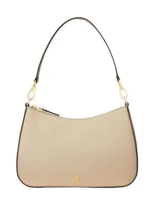 Ralph Lauren Logo Shoulder Bag - Nude