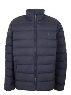 Polo Ralph Lauren Quilted Down Jacket With Logo Detail - Black