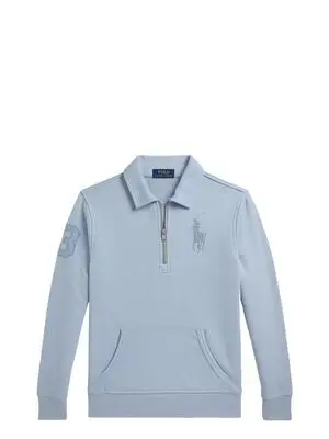 Polo Ralph Lauren Quarter Zip Fleece Sweatshirt - Blue