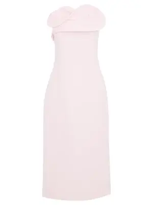 MAGDA BUTRYM Magda Butrym Strapless Maxi Dress With Floral Embellishment