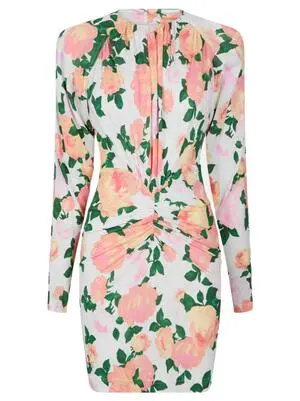 Stella McCartney Printed Crepe Mini Dress - Multicolor