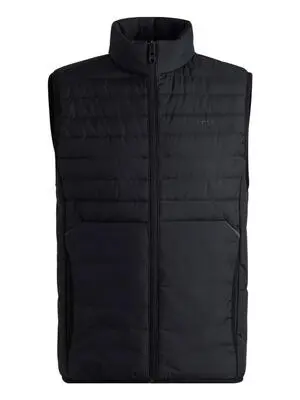 Hugo Boss Urbanex Quilted Water-resistant Sleeveless Gilet - Black