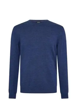 Hugo Boss Crewneck Sweatshirt With Long Sleeves Blue