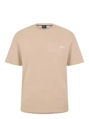 Hugo Boss Logo Crew-neck T-shirt - Nude