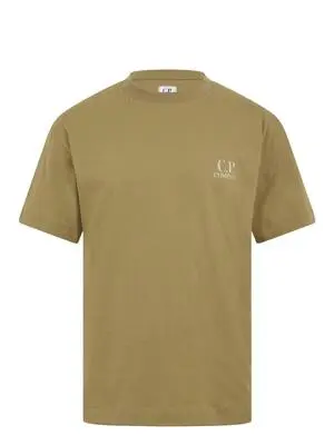 C.P. COMPANY Logo Crew Neck T-shirt - Green