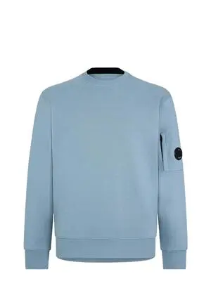 C.P. COMPANY Lens Crew-neck Sweatshirt - Blue