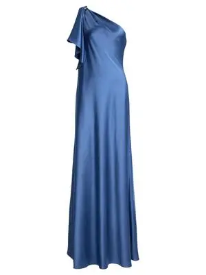 RALPH LAUREN Ralph Lauren One-Shoulder Maxi Gown