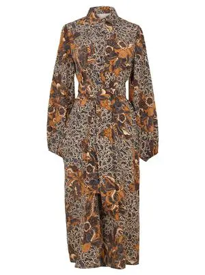 Max Mara Printed Maxi Dress - Multicolor