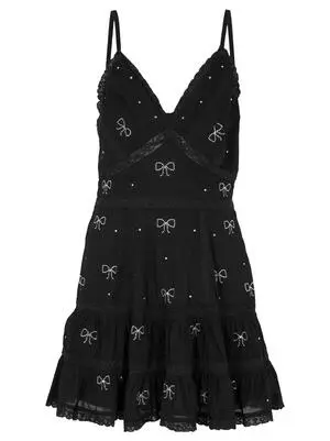 LOVESHACKFANCY LoveShackFancy Solbina Mini Dress