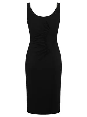 VERSACE Versace Fitted Maxi Dress With Ruched Detailing