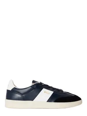 Hugo Boss Leather Low-top Trainers - Black