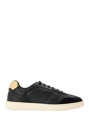 VERSACE Versace Low Top Sneakers With Gold Tone Detailing