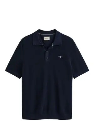 GANT Logo Short Sleeve Polo Shirt
