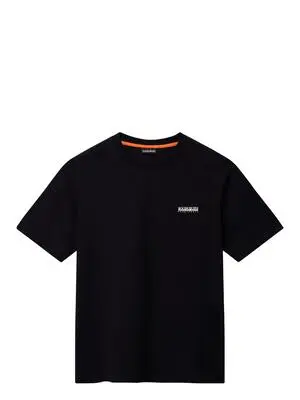 NAPAPIJRI Logo Crew Neck T-shirt - Black