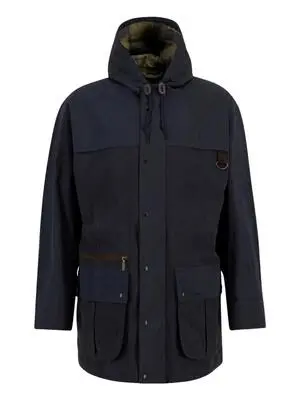 Barbour Icon Durham Hooded Zip-up Casual Jacket - Black