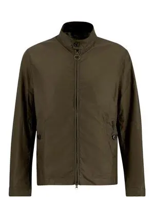 Barbour Long-sleeved Zip-up Casual Jacket - Green