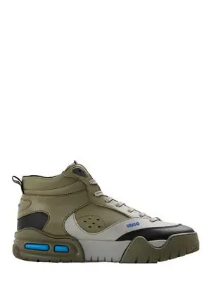 Hugo Boss High-top Casual Trainers - Green